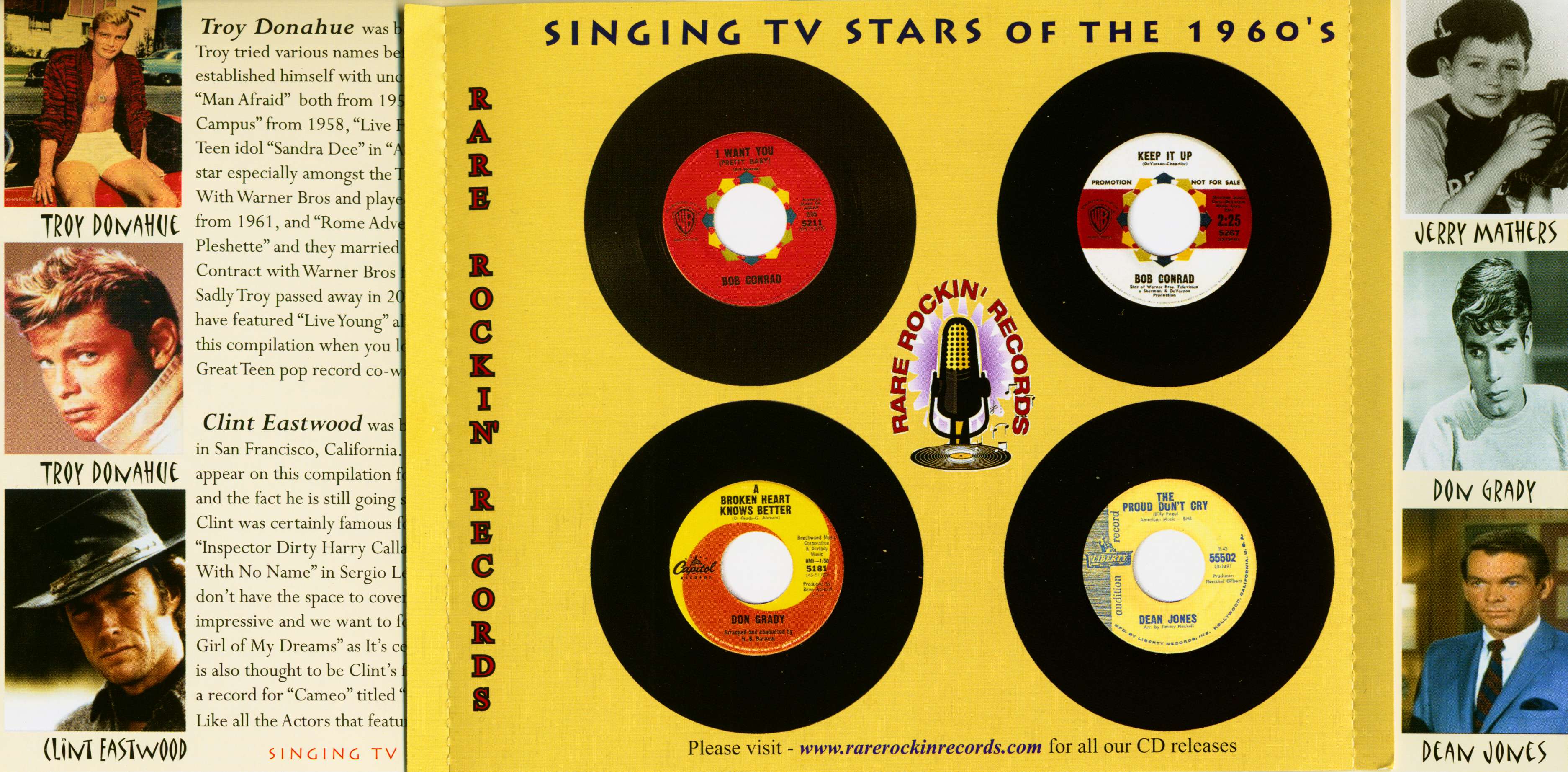 Various CD: Singing TV Stars Of The 1960s - Bear Family Records