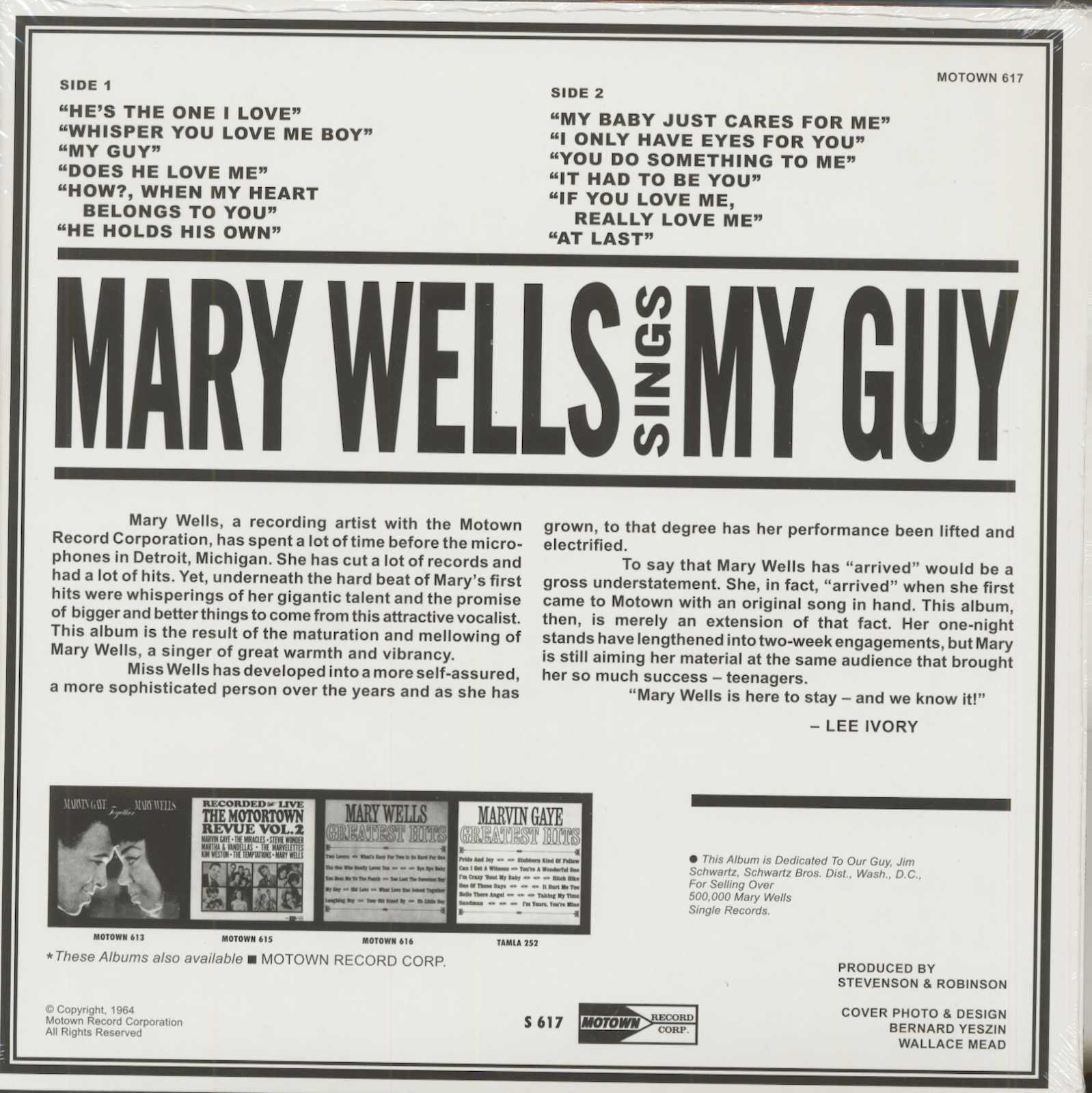 Mary Wells LP: Mary Wells Sings My Guy (LP, Vinyl 180 Gram) - Bear ... Mary Wells LP: Mary Wells Sings My Guy (LP, Vinyl 180 Gram) - Bear ...
