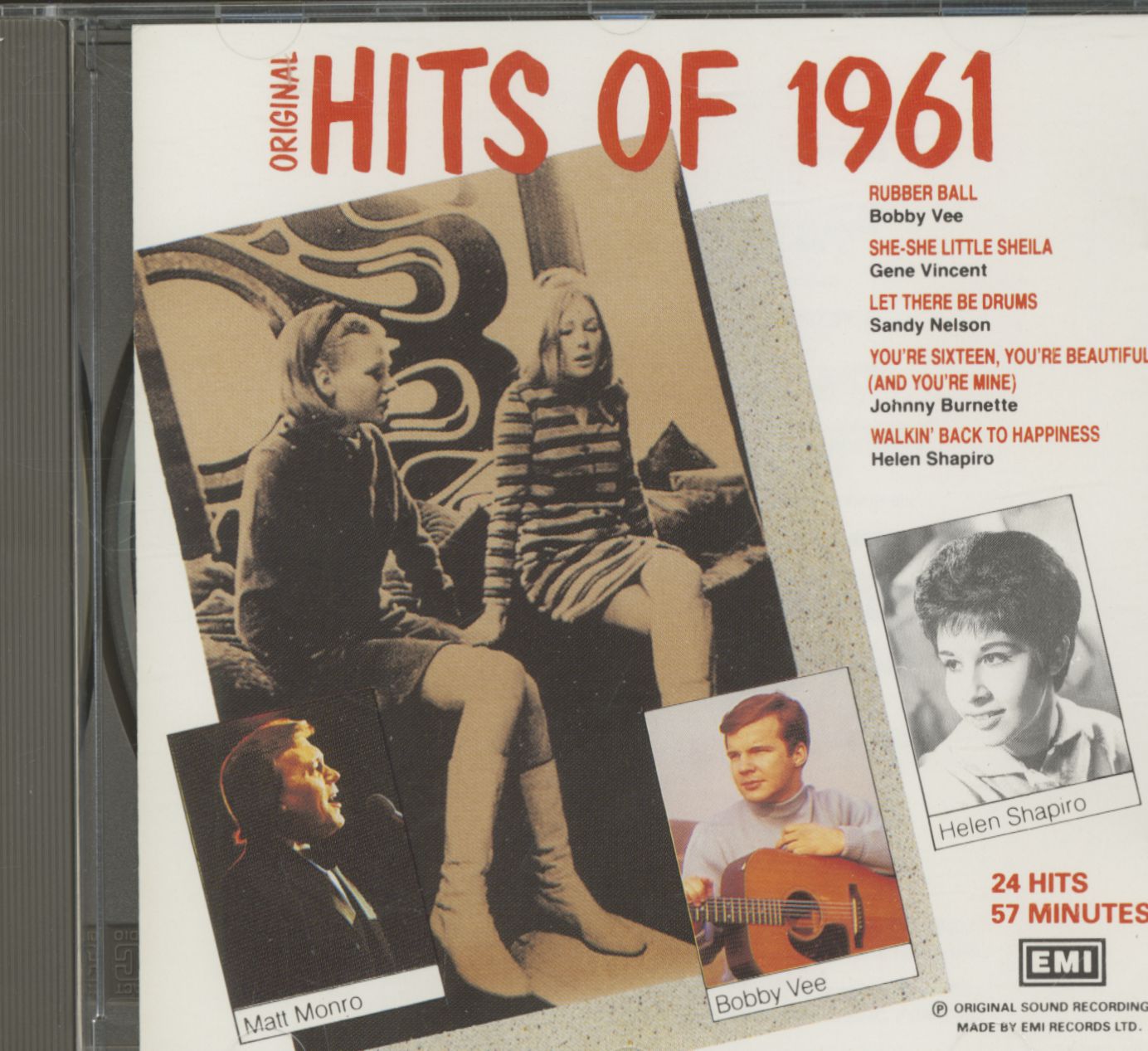 Various CD: Original Hits Of 1961 (CD) - Bear Family Records Various CD: Original Hits Of 1961 (CD) - Bear Family Records
