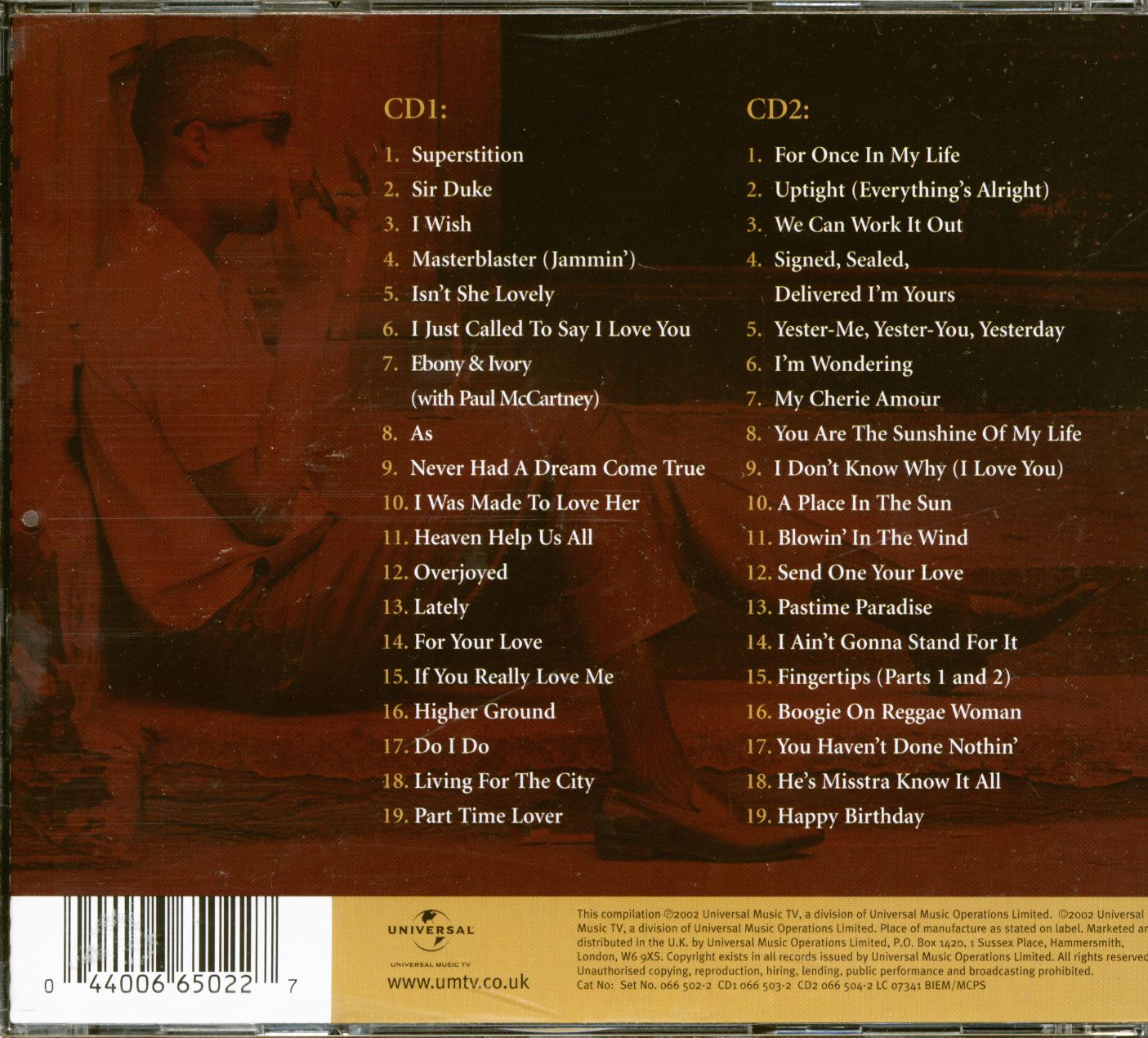 Stevie Wonder CD: Definitive Collection (2-CD) - Bear Family Records Stevie Wonder CD: Definitive Collection (2-CD) - Bear Family Records
