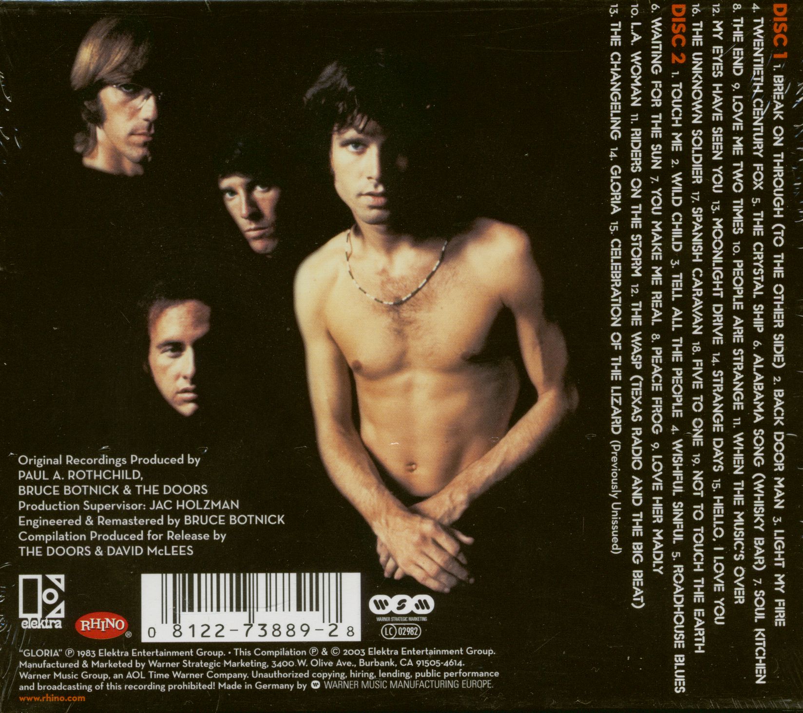 The Doors CD: Legacy (2-CD) - Bear Family Records