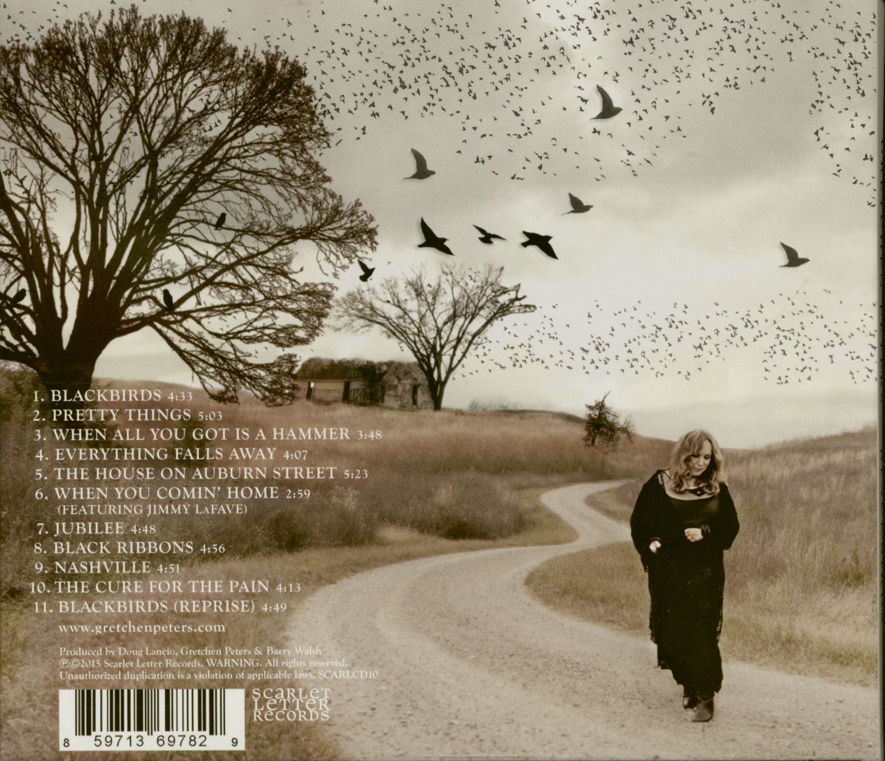 Gretchen Peters CD: Blackbirds (CD) - Bear Family Records